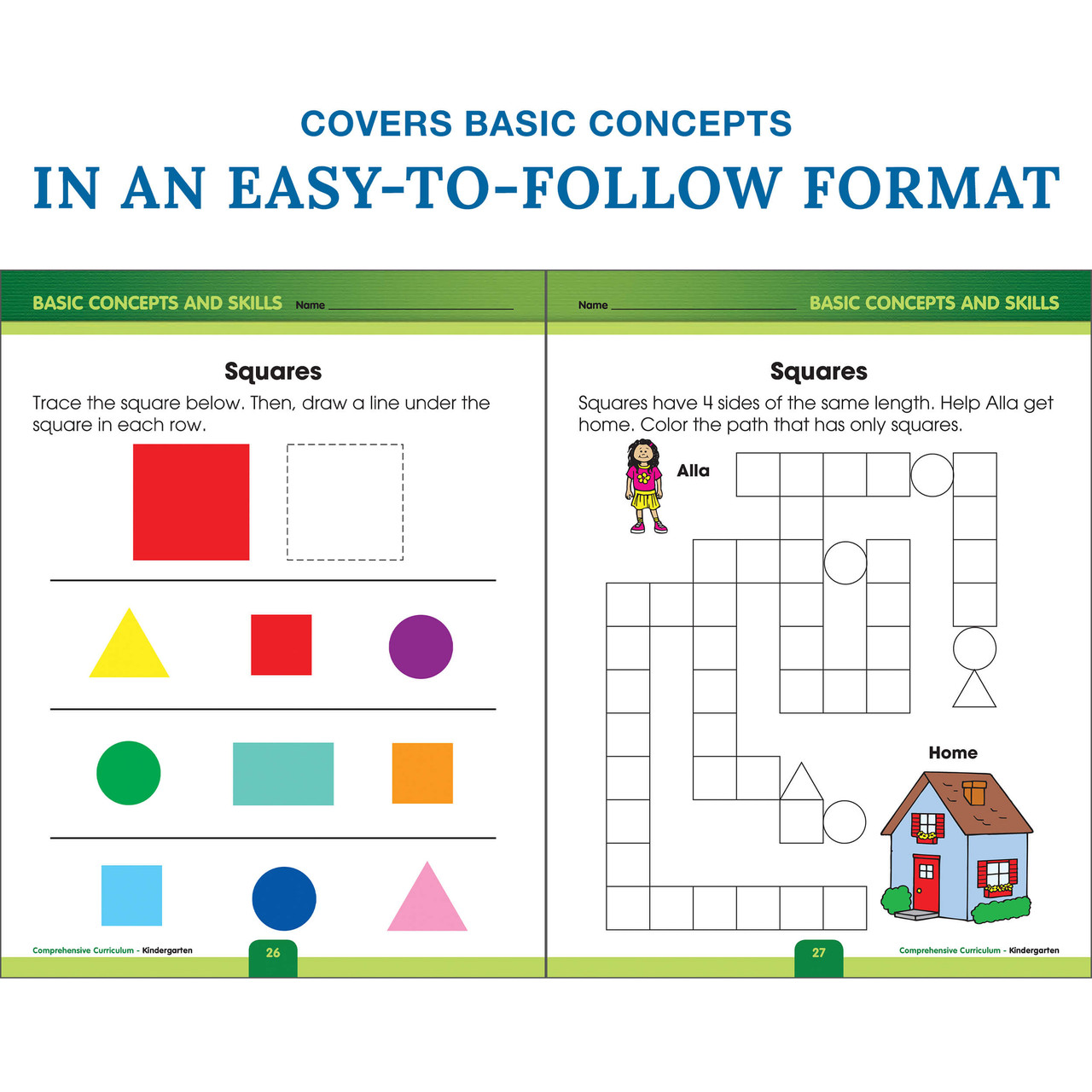 Grade K Comprehensive Curriculum of Basic Skills Workbook eBook