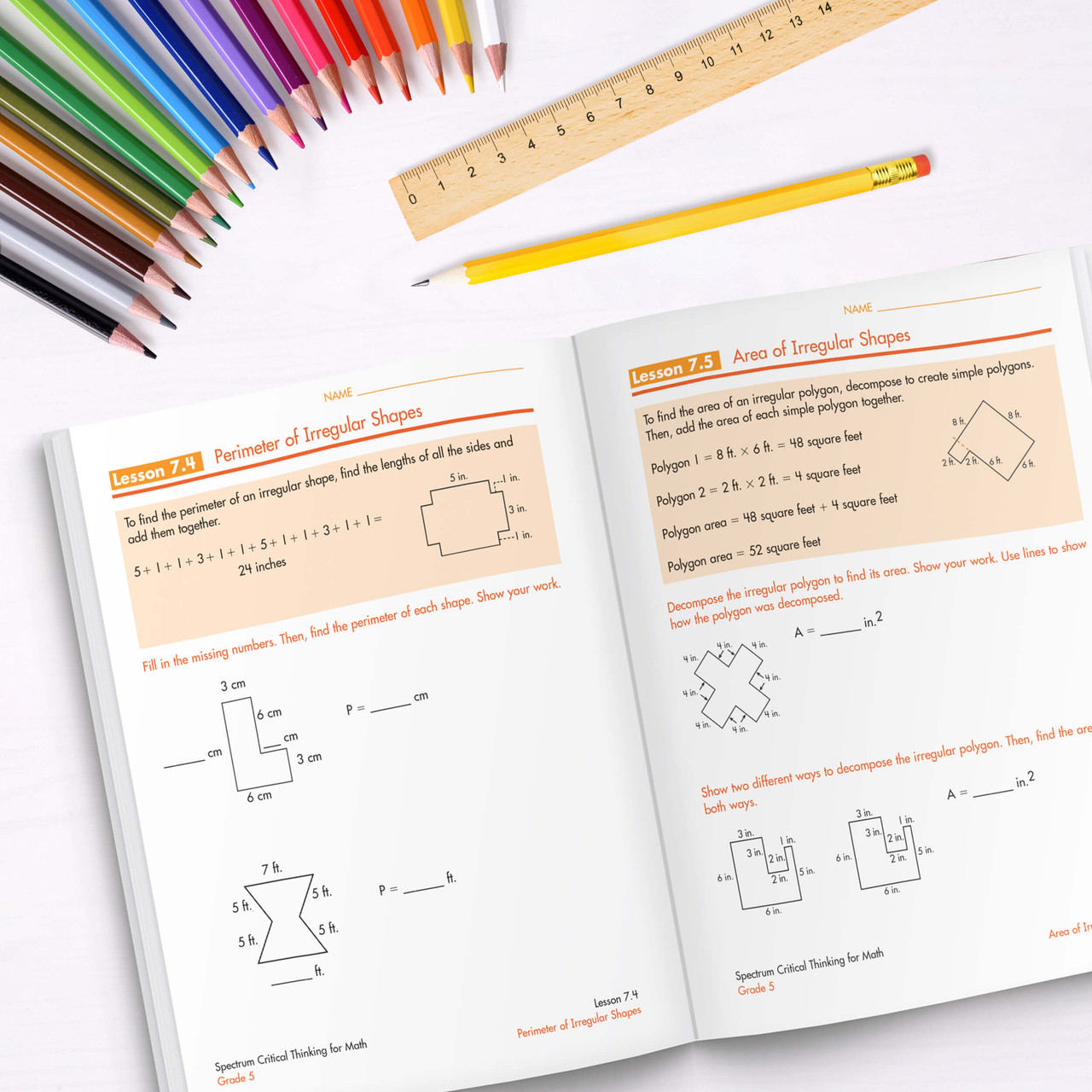 Grade 5 Spectrum Critical Thinking for Math Workbook eBook (PDF)