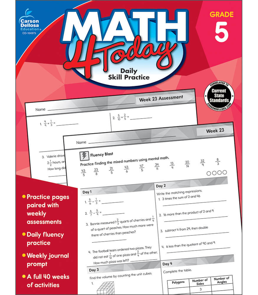 Math 4 Today Workbook Grade 5 eBook