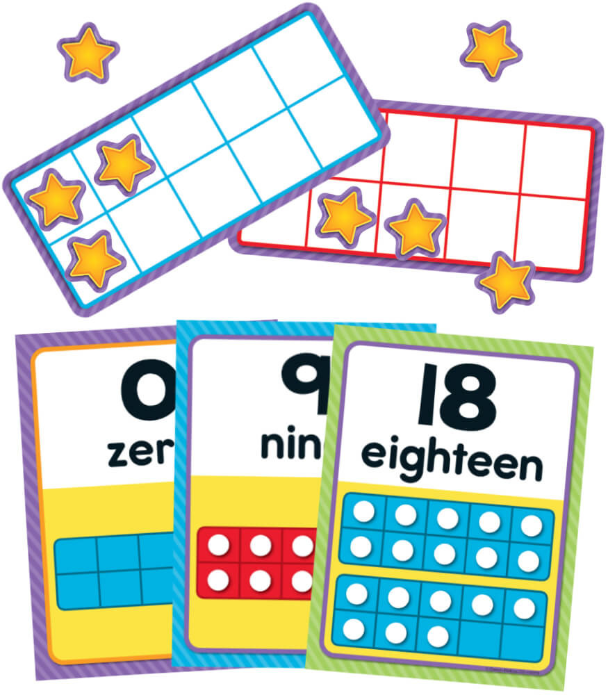 Grade PK-1 Numbers 0-20 Bulletin Board Set
