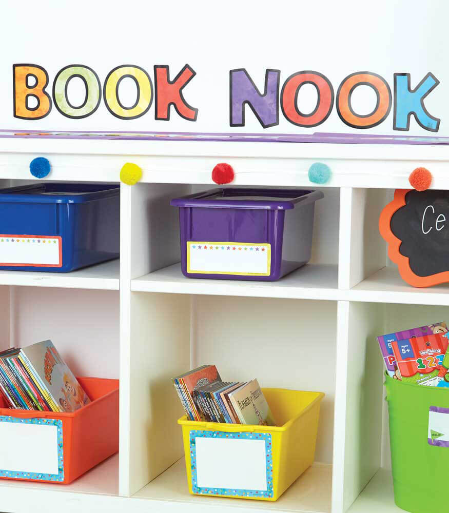 4in Watercolor Combo Pack Bulletin Board Letters