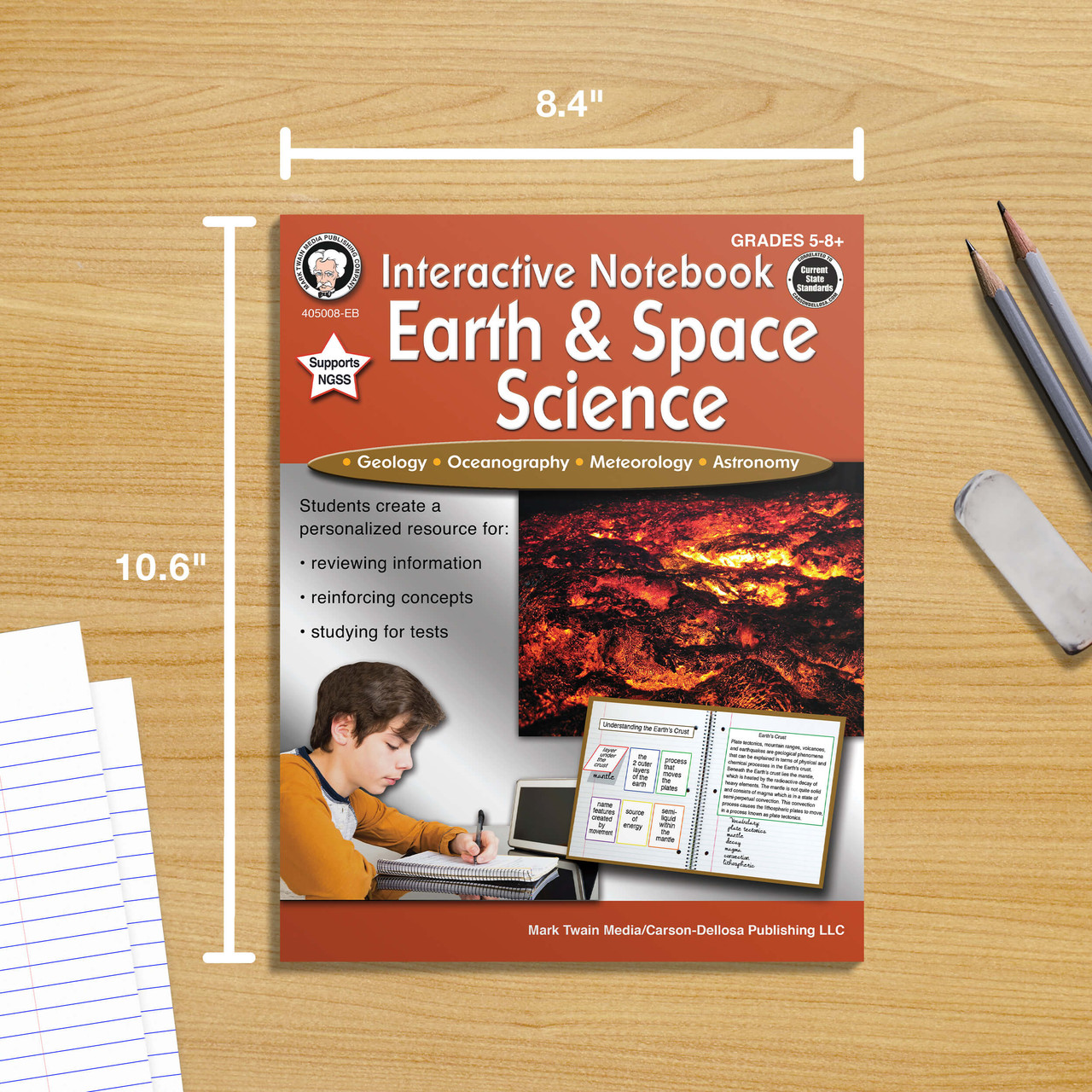 Grade 5-8 Interactive Notebook: Earth & Space Science Resource Book ...