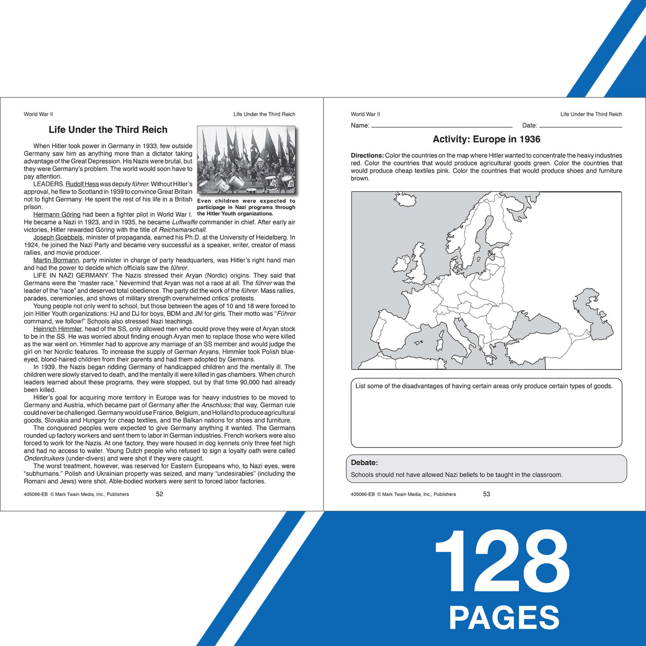 Grade 6-12 World War II Workbook eBook