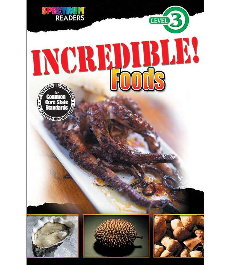 INCREDIBLE! Foods Reader Free eBook | Carson Dellosa
