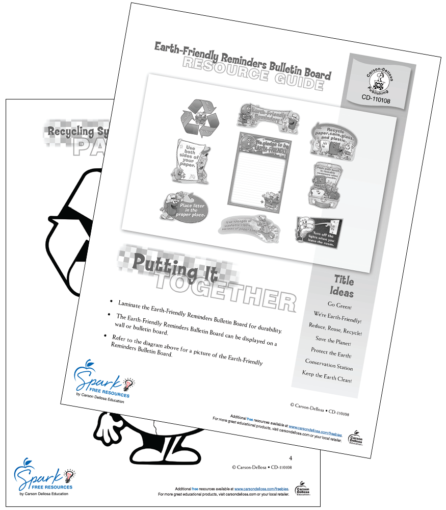 Earth-Friendly Activities Printable | Carson Dellosa