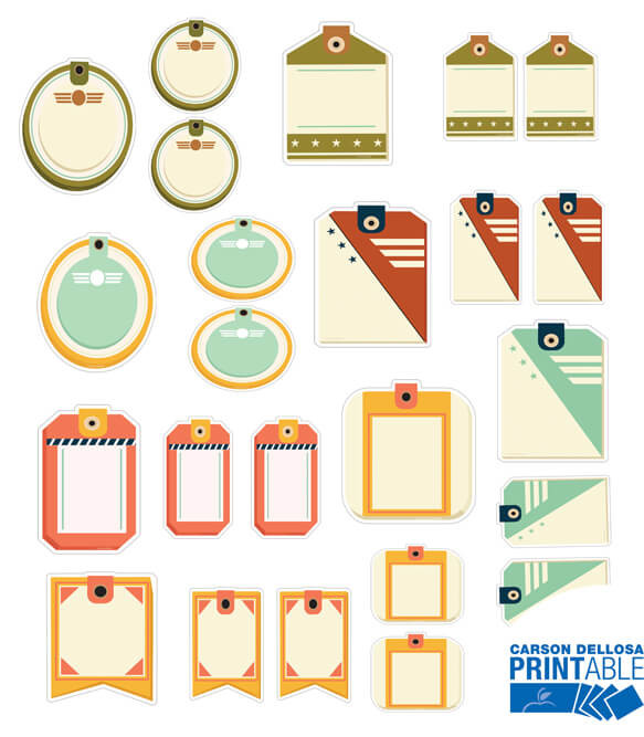 Let's Explore Variety Printable Cutouts