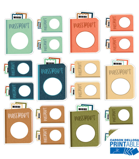 Let's Explore Variety Printable Cutouts