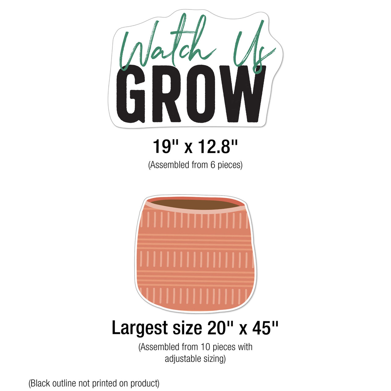 Watch Us Grow Bulletin Board Set