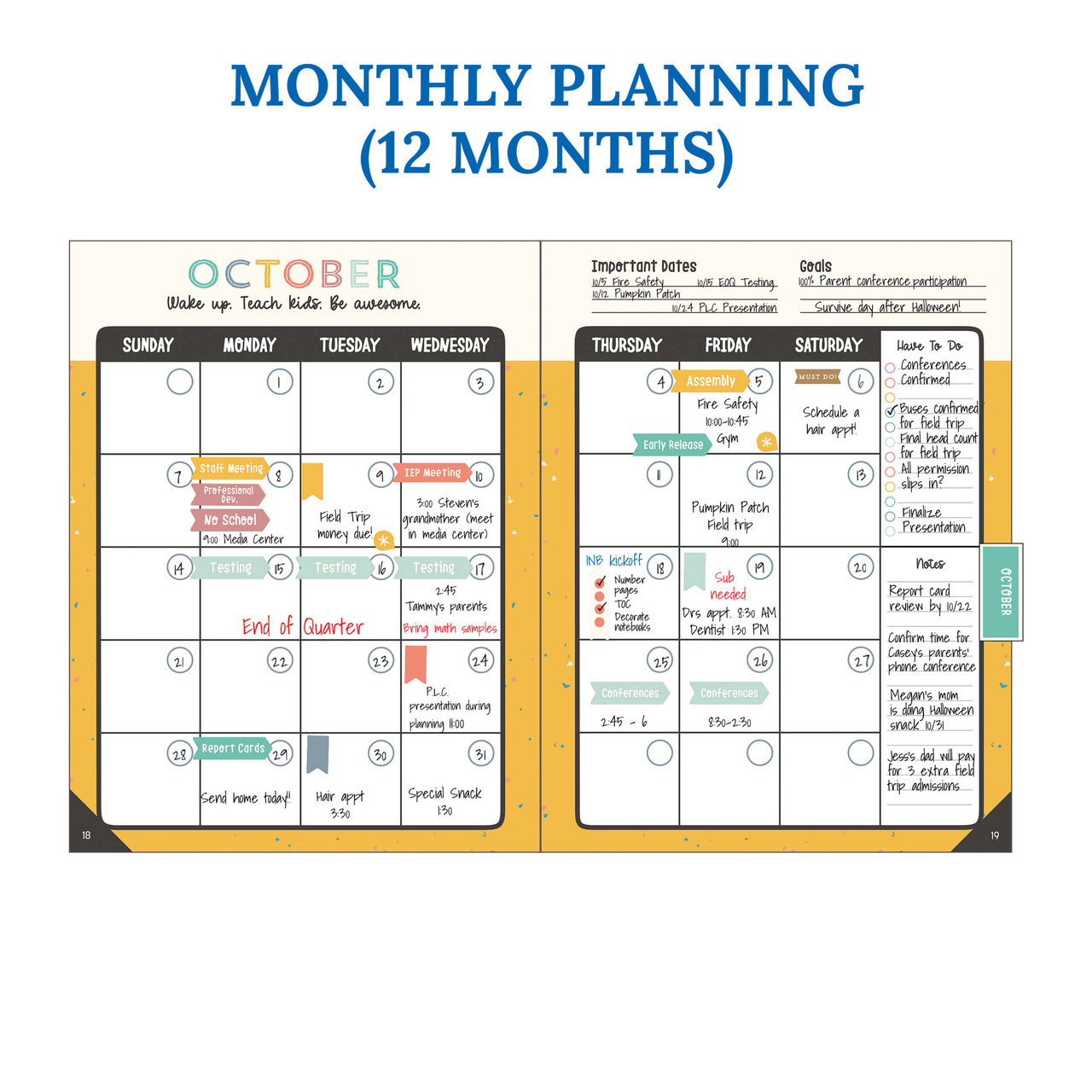 We Belong Teacher Planner Spiral