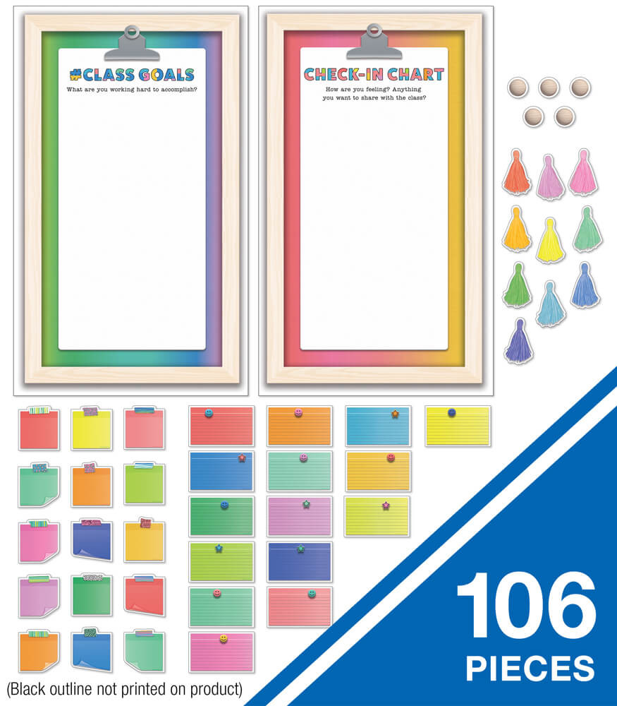 Classroom Community Charts Bulletin Board Set
