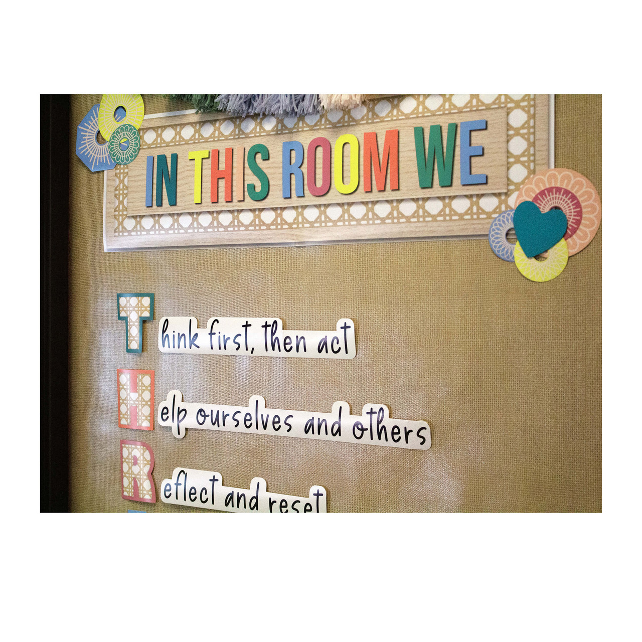 True to You In This Room We Thrive Bulletin Board Set