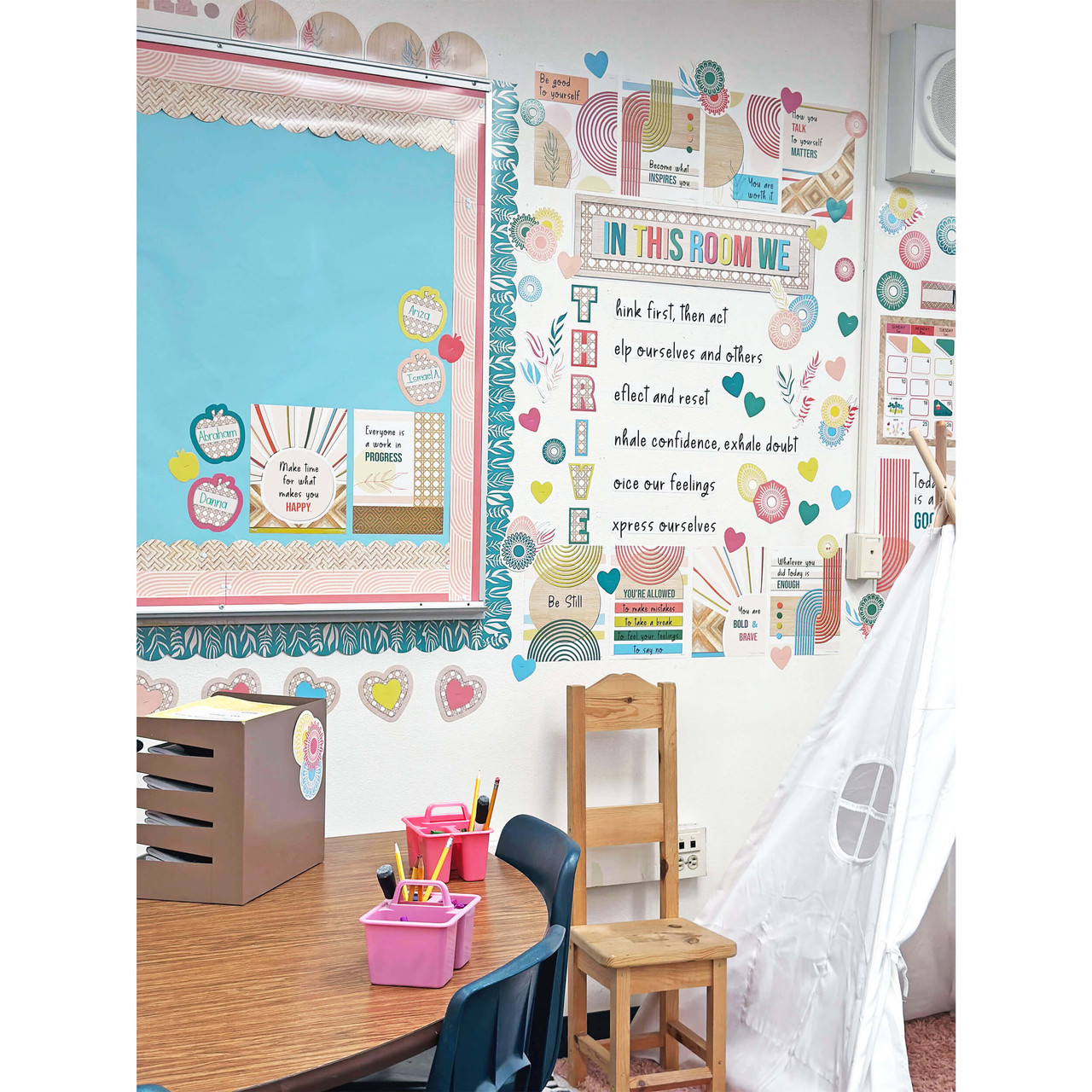 True to You In This Room We Thrive Bulletin Board Set