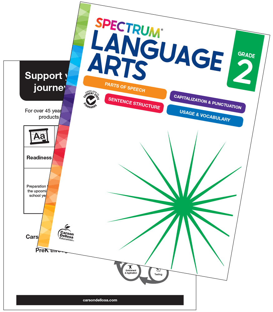 Spectrum Language Arts Grade 2 Free Sample | Carson Dellosa
