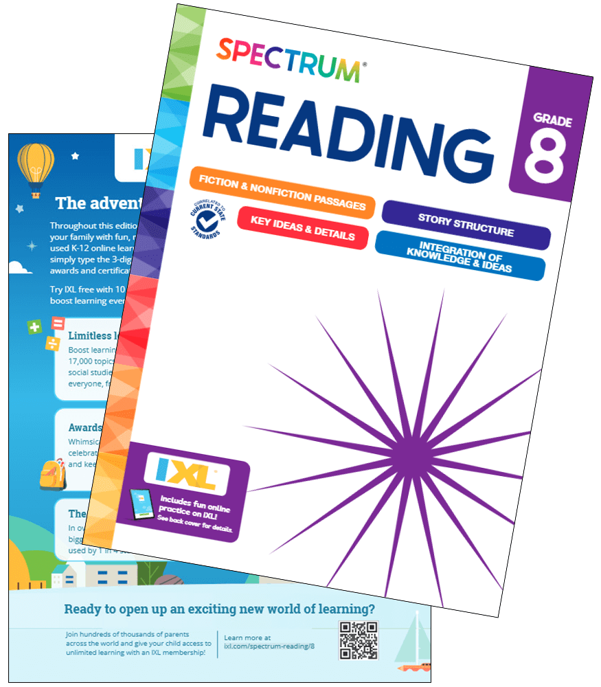 Spectrum Reading Grade 8 Free Sample | Carson Dellosa
