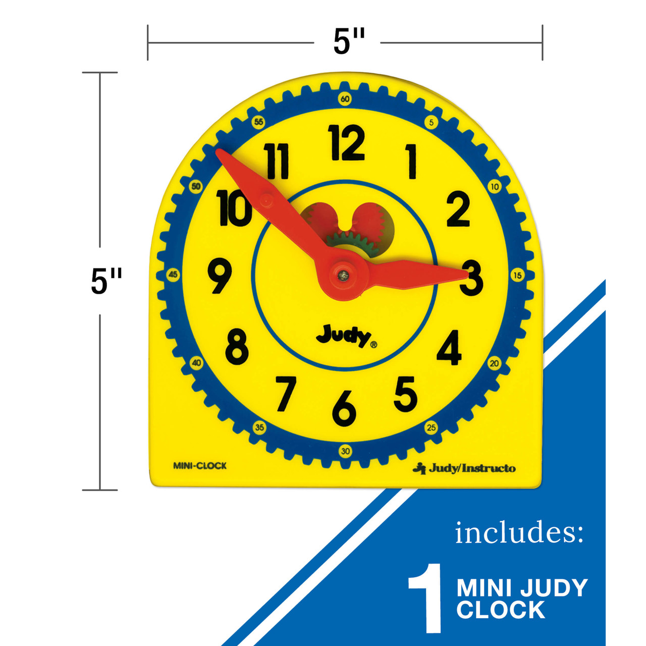 Grade PK-1 My Own Little Judy® Clock with Booklet Math Manipulative ...