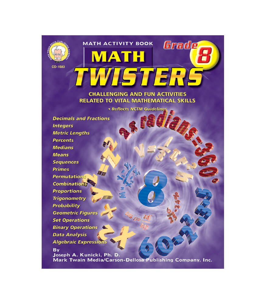 Grade 8 Math Twisters Resource Book Paperback