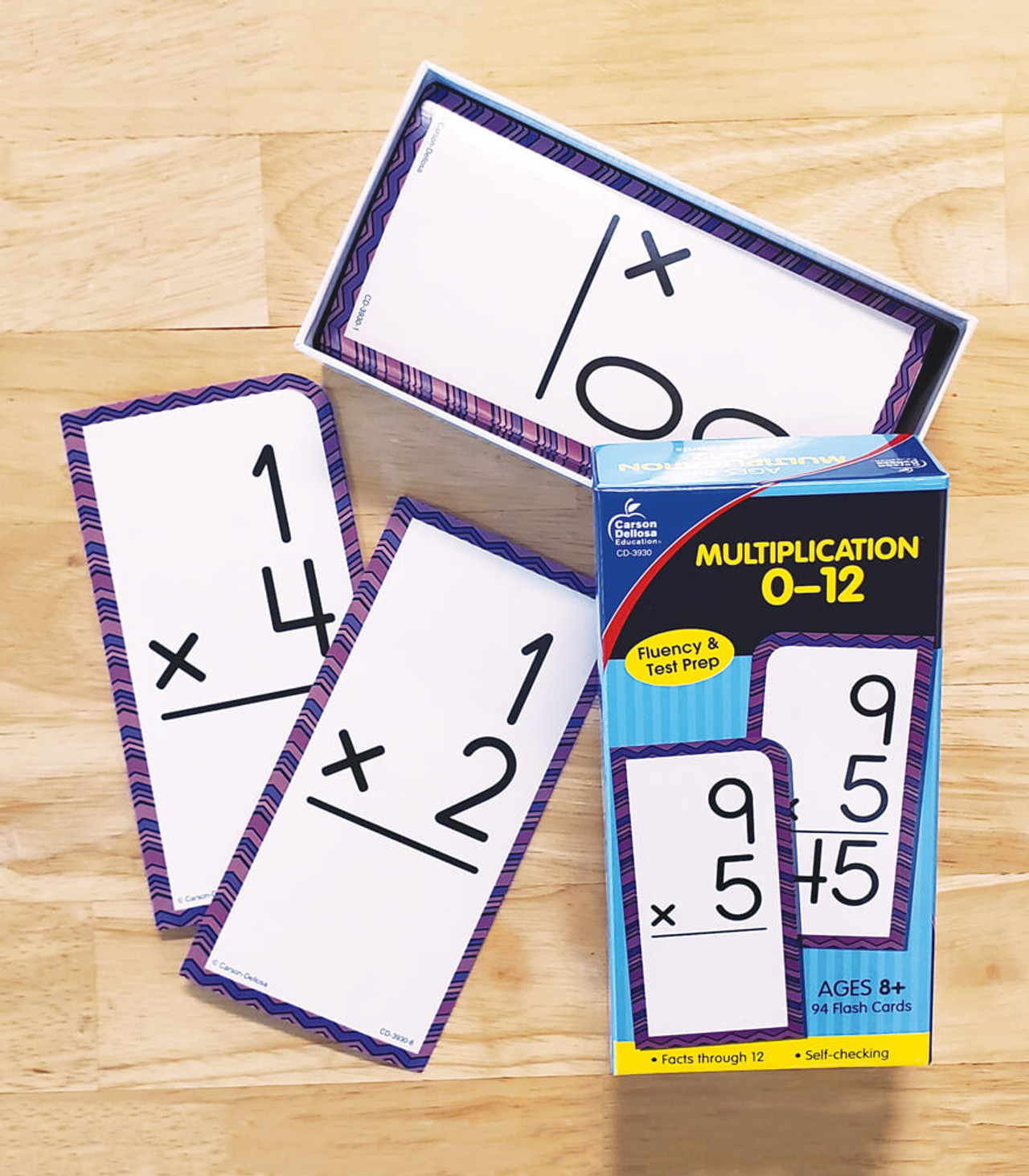 Grade 3-5 Multiplication 0-12 Flash Cards