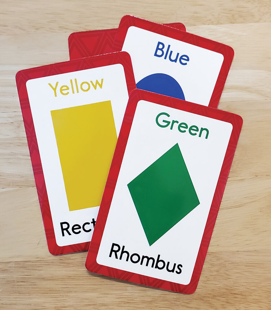 Grade PK-1 Colors and Shapes Flash Cards