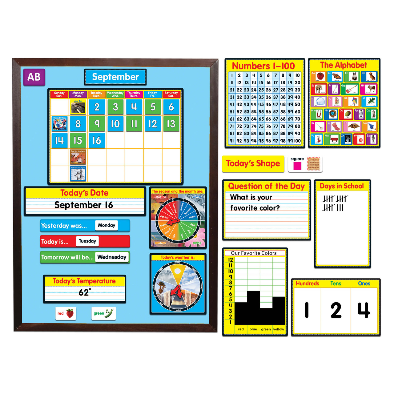 Grade K Morning Meeting Solution Bulletin Board Set