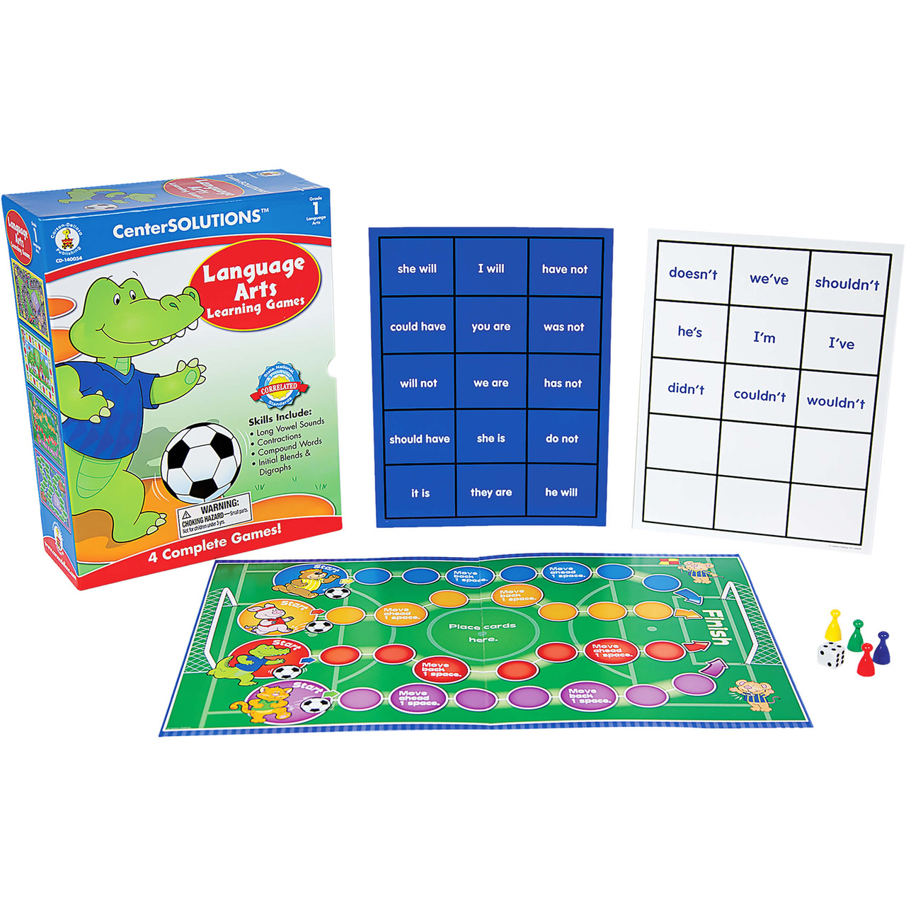Grade 1 Language Arts Learning Games Board Game