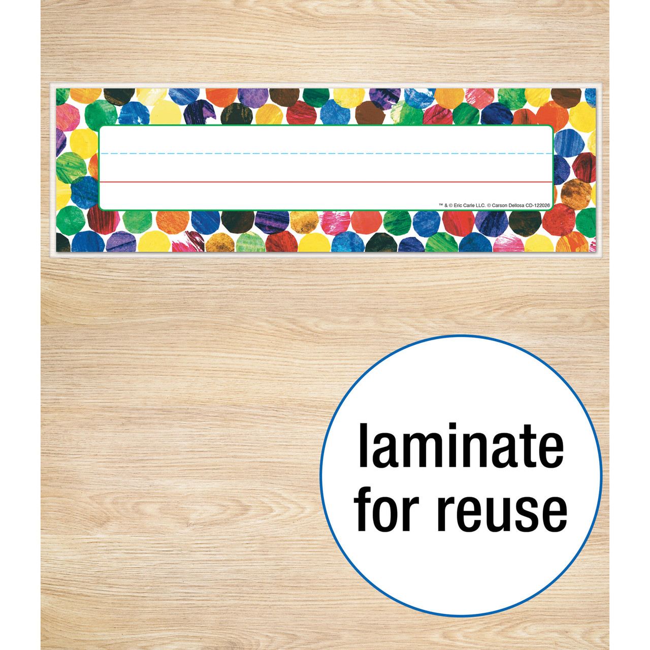 Eric Carle Dots Name Plates