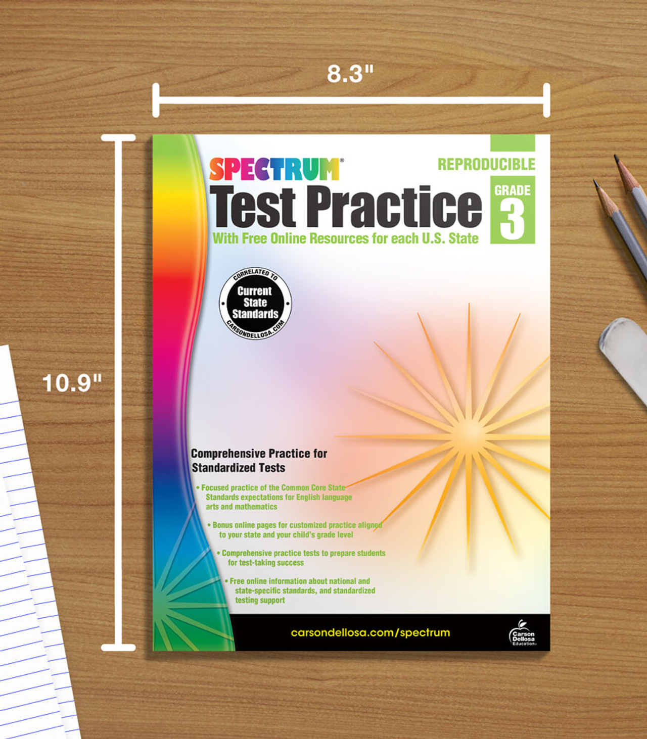 Grade 3 Spectrum Test Practice Workbook eBook (PDF)