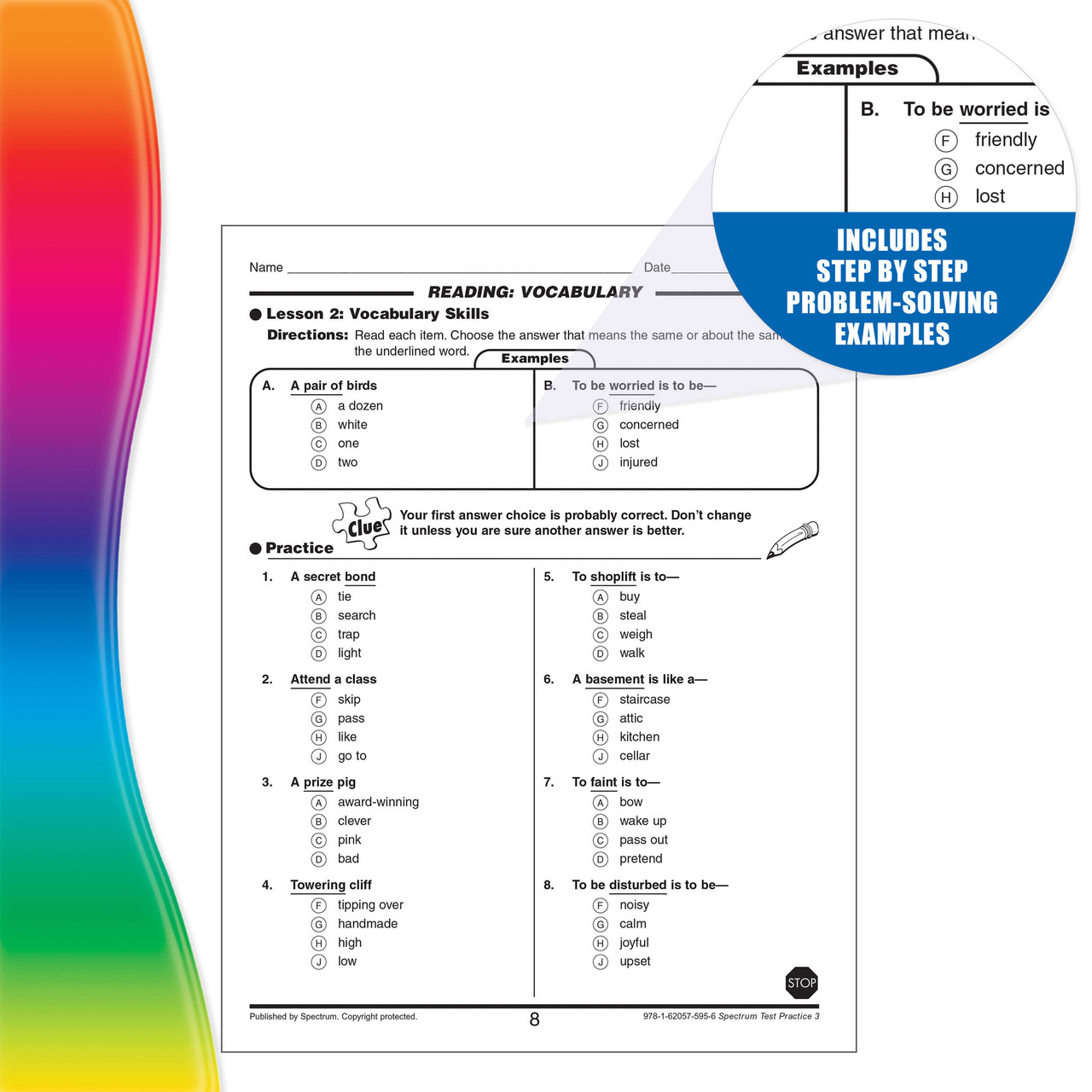 Grade 3 Spectrum Test Practice Workbook eBook (PDF)