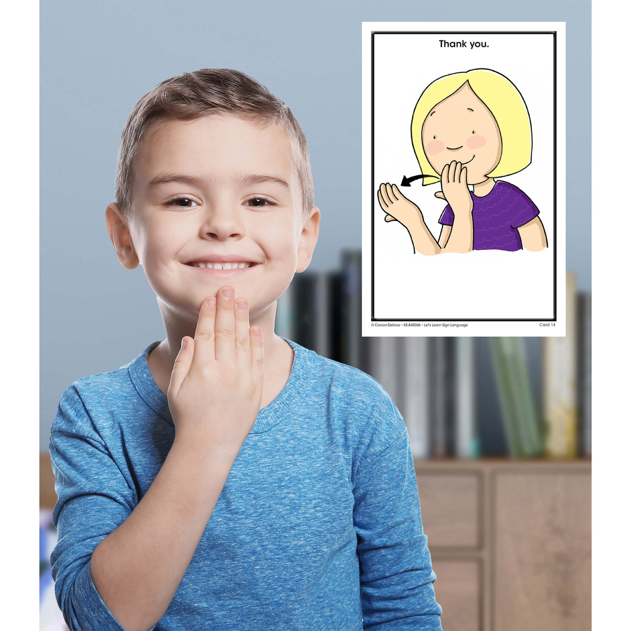 Grade PK-2 Let's Learn Sign Language Learning Cards