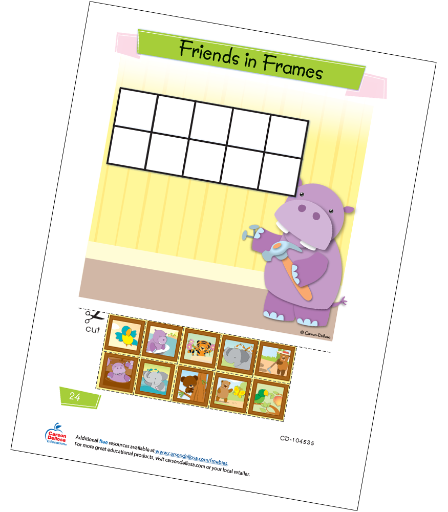 Friends in Frames Free Printable | Carson Dellosa