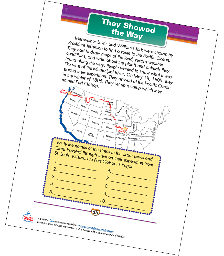 They Showed the Way Free Printable | Carson Dellosa