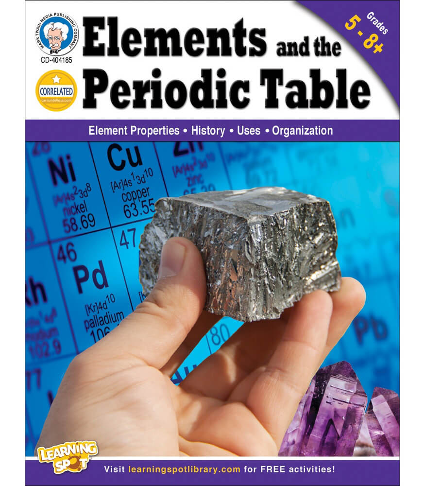 Elements and the Periodic Table Workbook Grade 5-12 eBook