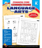 Common Core Connections Language Arts Workbook Grade K eBook