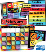 Celebrate Learning Calendar Printable Bulletin Board Set