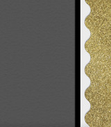 Gold Glitter Scalloped Bulletin Board Borders