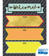 Aim High Welcome Printable Poster