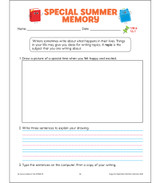 August & September Monthly Printable Collection Grade 1