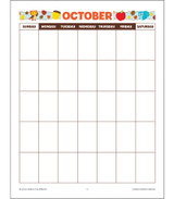 October Monthly Printable Collection Grade 3