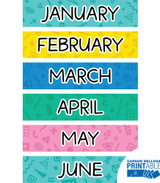 Happy Place Calendar Companion Printable Bulletin Board Set
