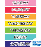 Happy Place Calendar Companion Printable Bulletin Board Set