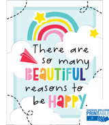 Happy Place Chart and Printable Poster Set