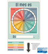 We Belong Spanish Calendar Companion Printable Bulletin Board Set