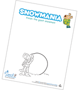 Snowmania Winter Doodle Free Activity | Carson Dellosa