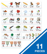 Grade PK-2 Traditional Manuscript Alphabet with Photographs Bulletin ...