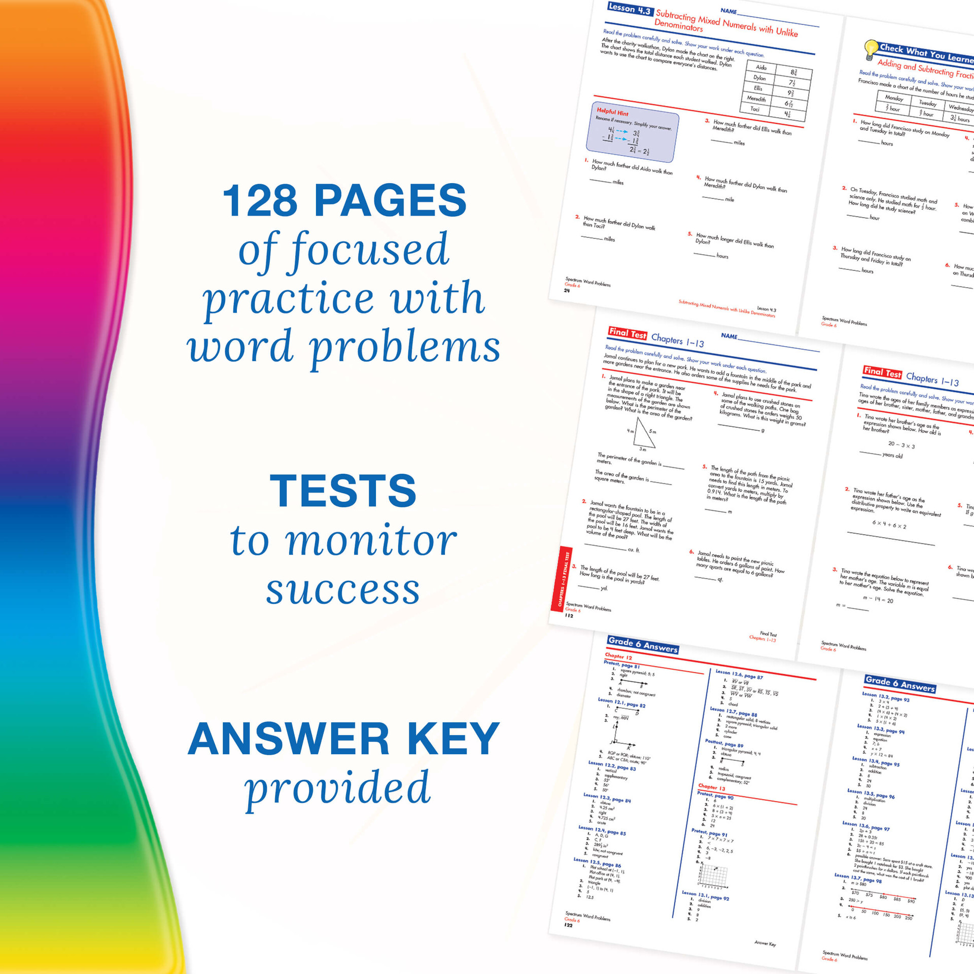 Grade 6 Spectrum Word Problems Workbook eBook