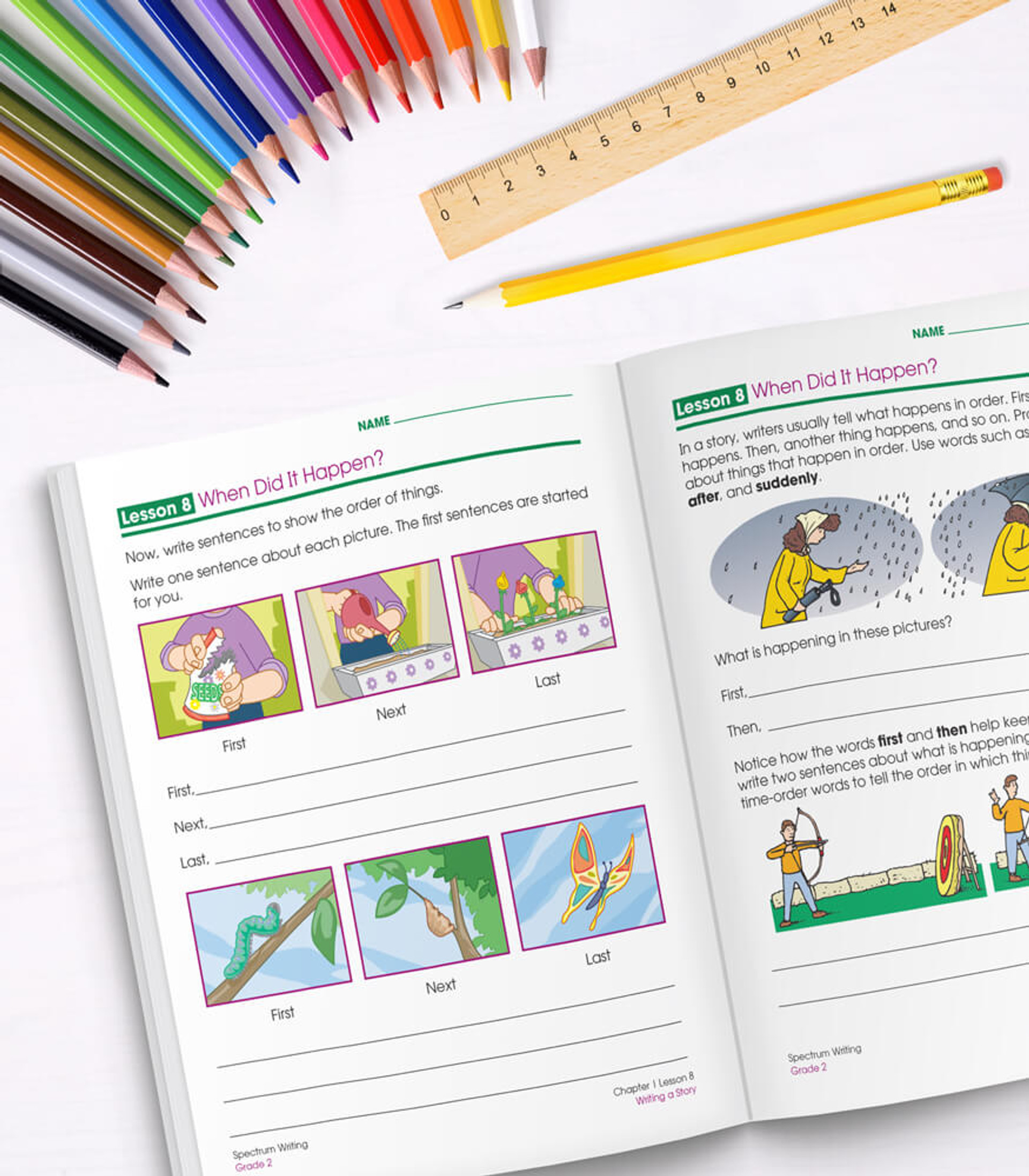 Grade 2 Spectrum Writing Workbook eBook (PDF)