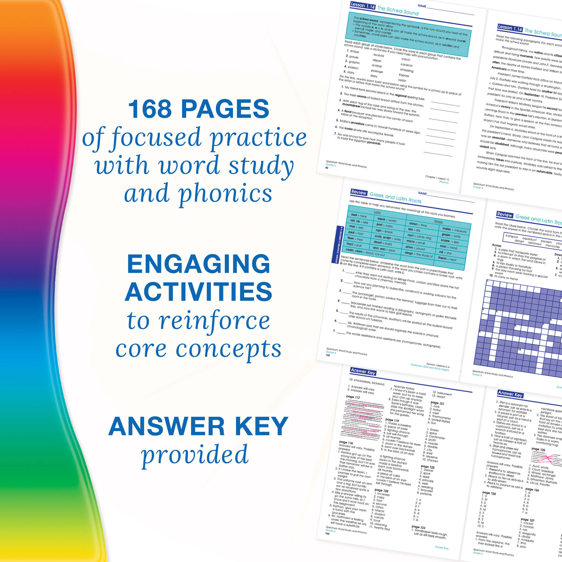 Grade 6 Spectrum Word Study and Phonics Workbook eBook