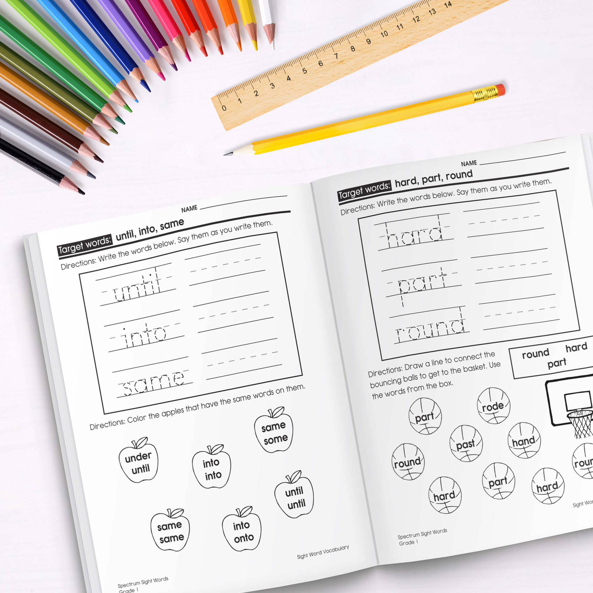 Grade 1 Spectrum Sight Words Workbook eBook (PDF)