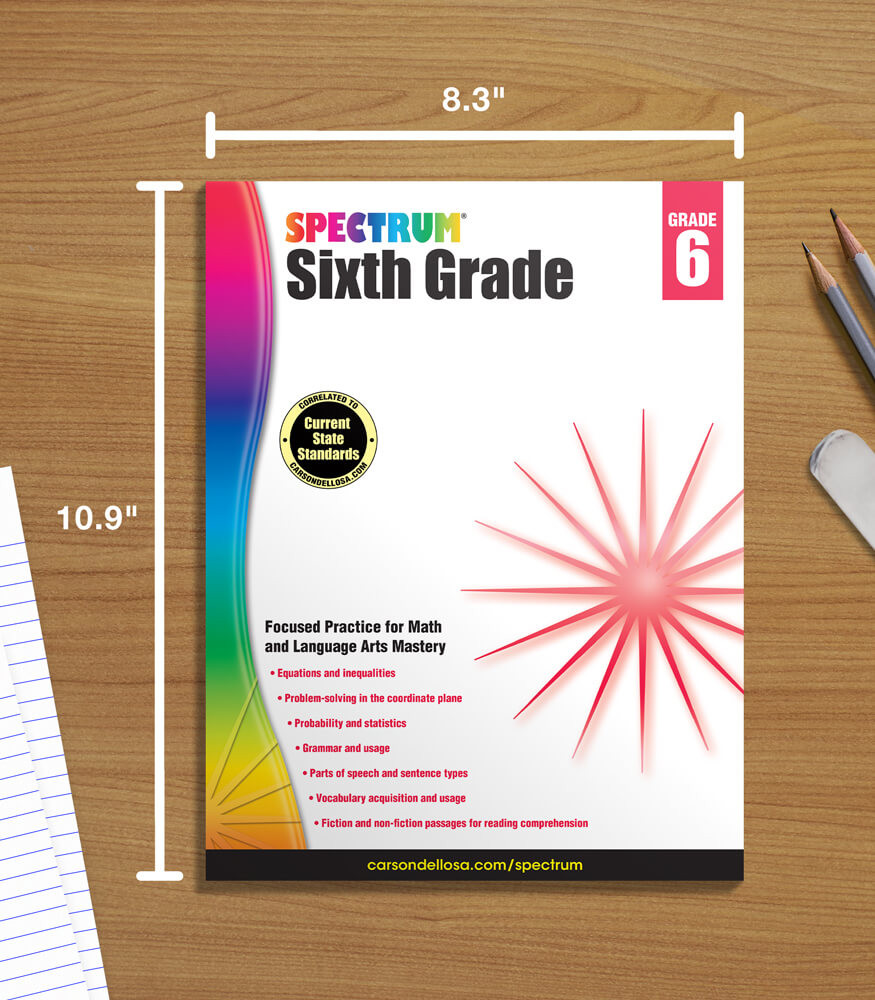 Grade 6 Spectrum Sixth Grade Workbook eBook