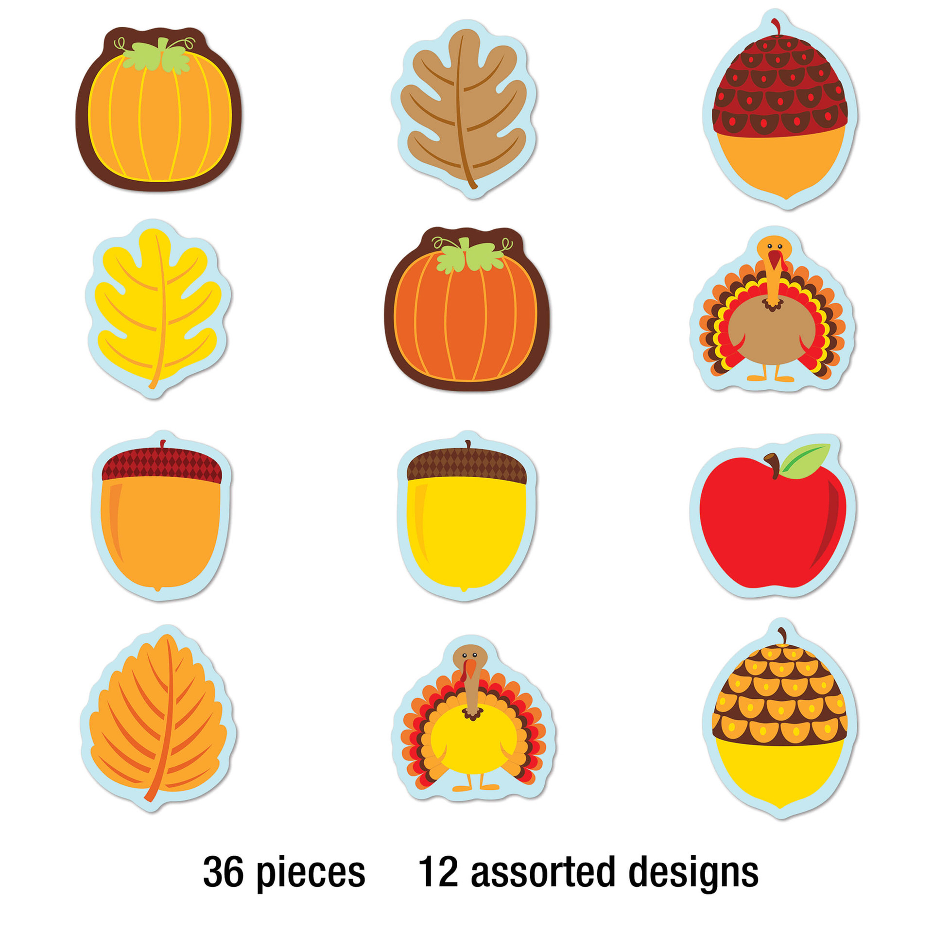 Fall Mix Mini Cutouts