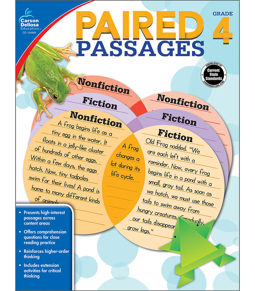 Paired Passages Workbook Grade 4 eBook